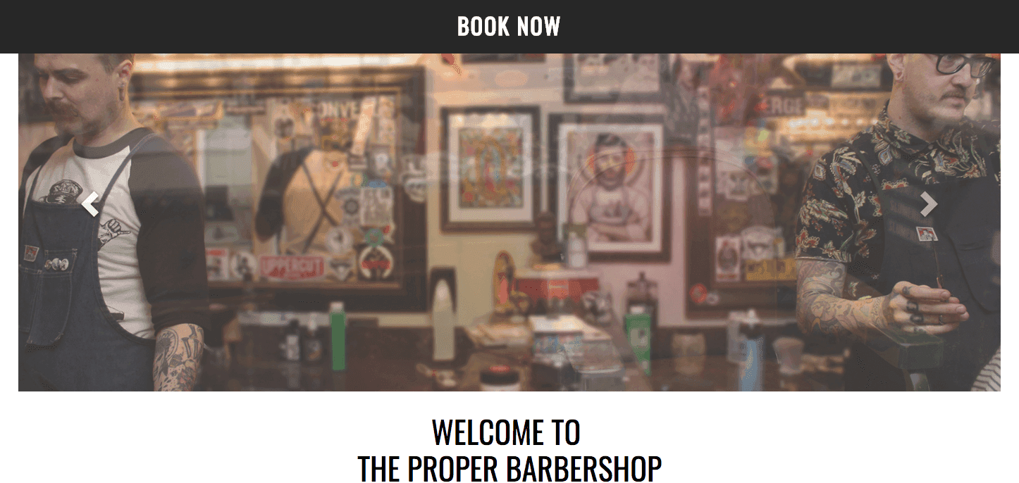 30 Excellent Examples of Barber Websites - UENI Blog